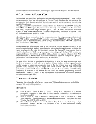 COMPARING PROGRAMMER PRODUCTIVITY IN OPENACC AND CUDA: AN EMPIRICAL INVESTIGATION | PDF