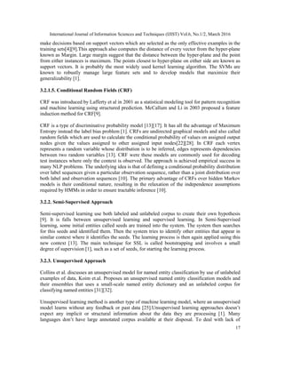 STUDY OF NAMED ENTITY RECOGNITION FOR INDIAN LANGUAGES | PDF