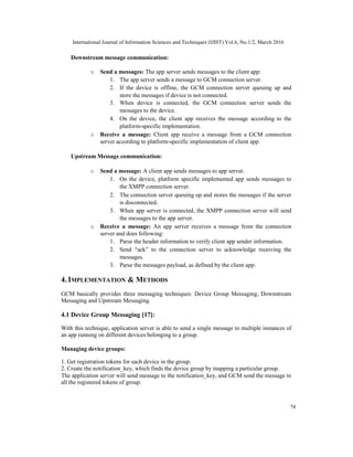 GOOGLE CLOUD MESSAGING (GCM): A LIGHT WEIGHT COMMUNICATION MECHANISM ...