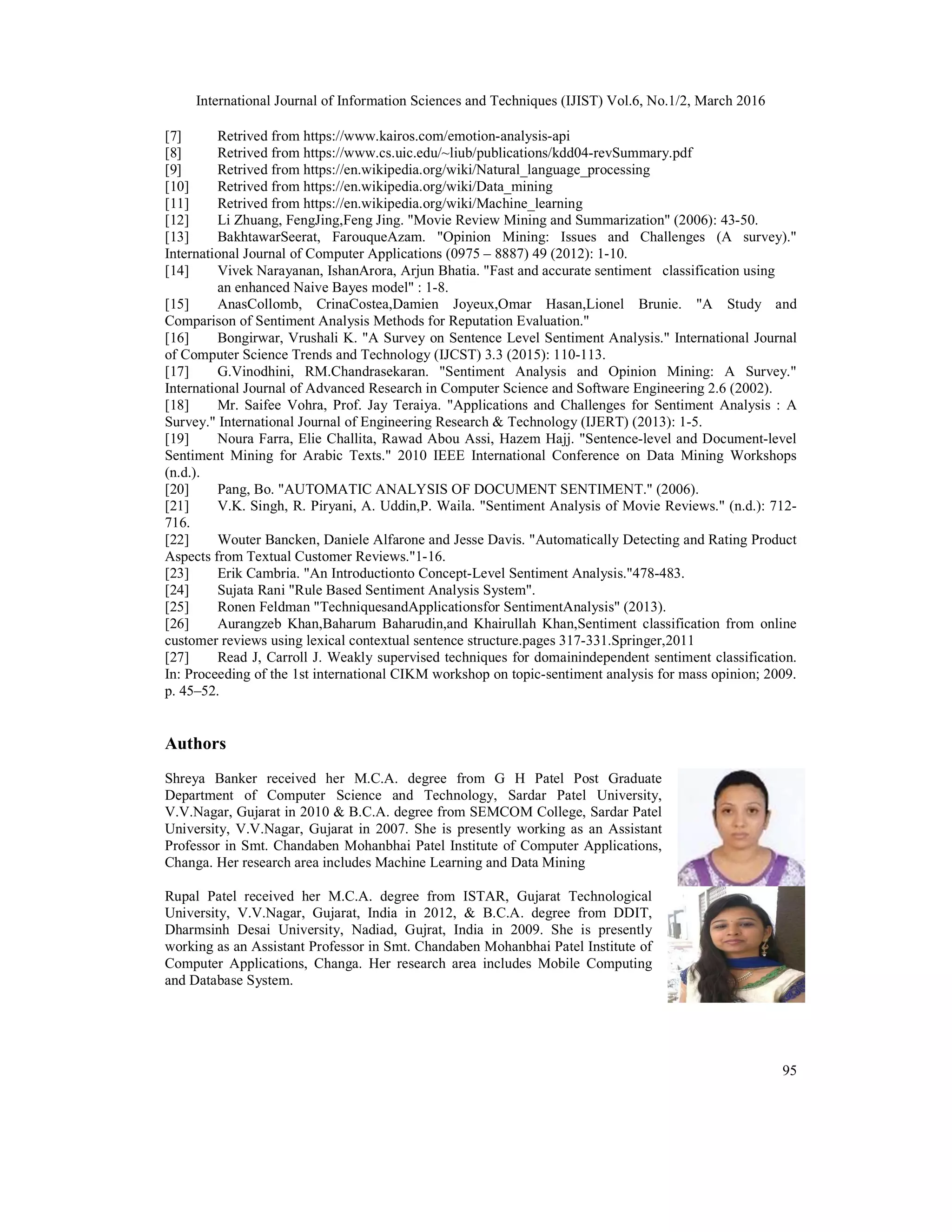 A BRIEF REVIEW OF SENTIMENT ANALYSIS METHODS PDF A BRIEF REVIEW OF SENTIMENT ANALYSIS METHODS PDF