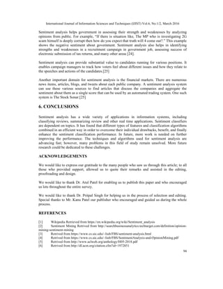 A BRIEF REVIEW OF SENTIMENT ANALYSIS METHODS | PDF