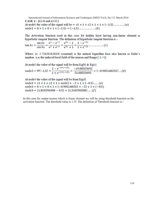 MATHEMATICAL EXPLANATION TO SOLUTION FOR EX-NOR PROBLEM USING MLFFN | PDF | Computing ...