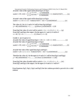 MATHEMATICAL EXPLANATION TO SOLUTION FOR EX-NOR PROBLEM USING MLFFN | PDF | Computing ...