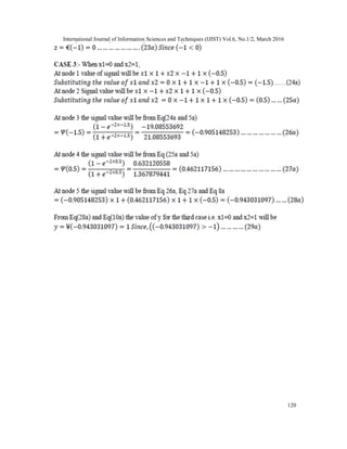 MATHEMATICAL EXPLANATION TO SOLUTION FOR EX-NOR PROBLEM USING MLFFN | PDF