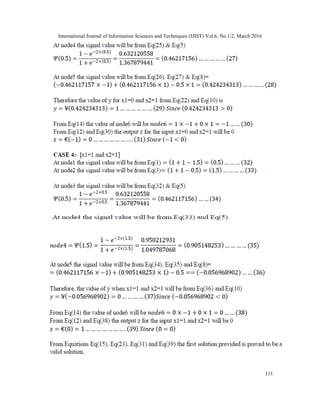 MATHEMATICAL EXPLANATION TO SOLUTION FOR EX-NOR PROBLEM USING MLFFN | PDF | Computing ...