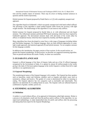 Improving a Lightweight Stemmer for Gujarati Language | PDF