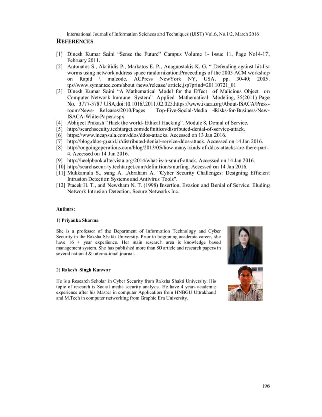 Cyber Attacks On Intrusion Detection System Pdf