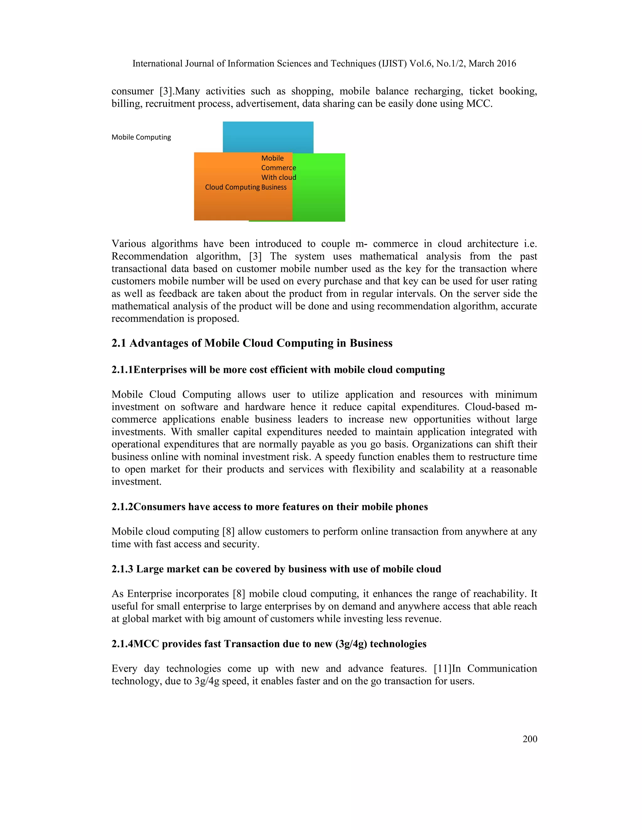 Mobile Cloud Computing In Business | PDF