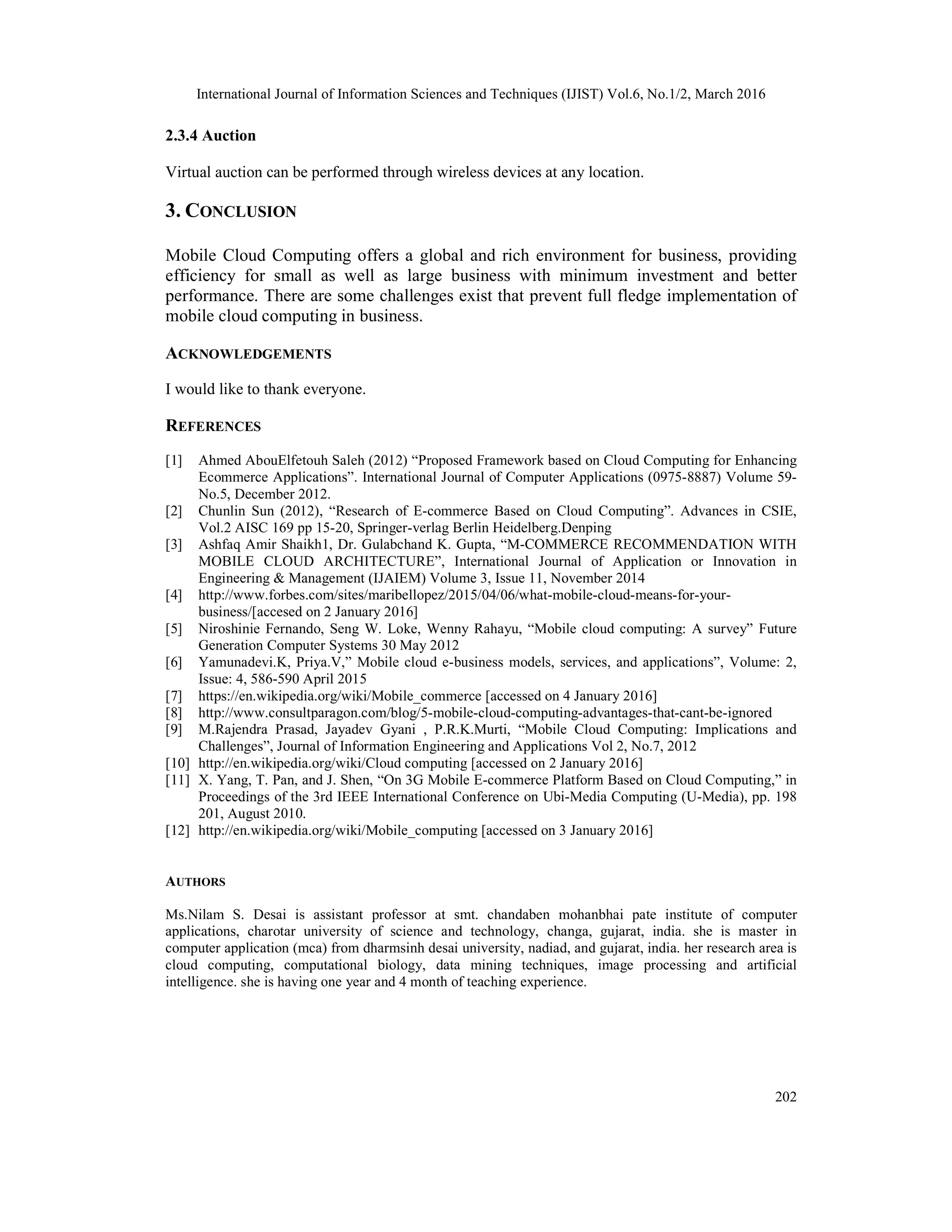 Mobile Cloud Computing In Business | PDF