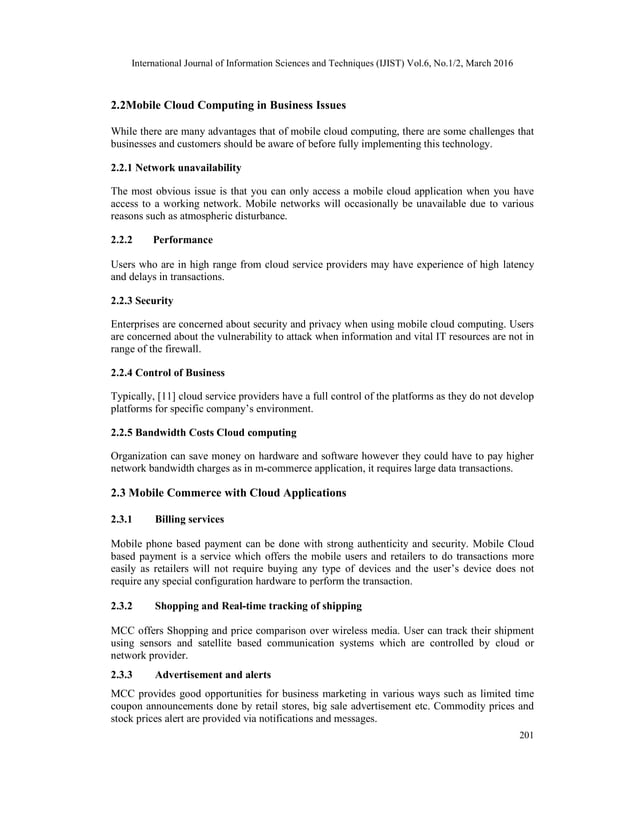 Mobile Cloud Computing In Business | PDF