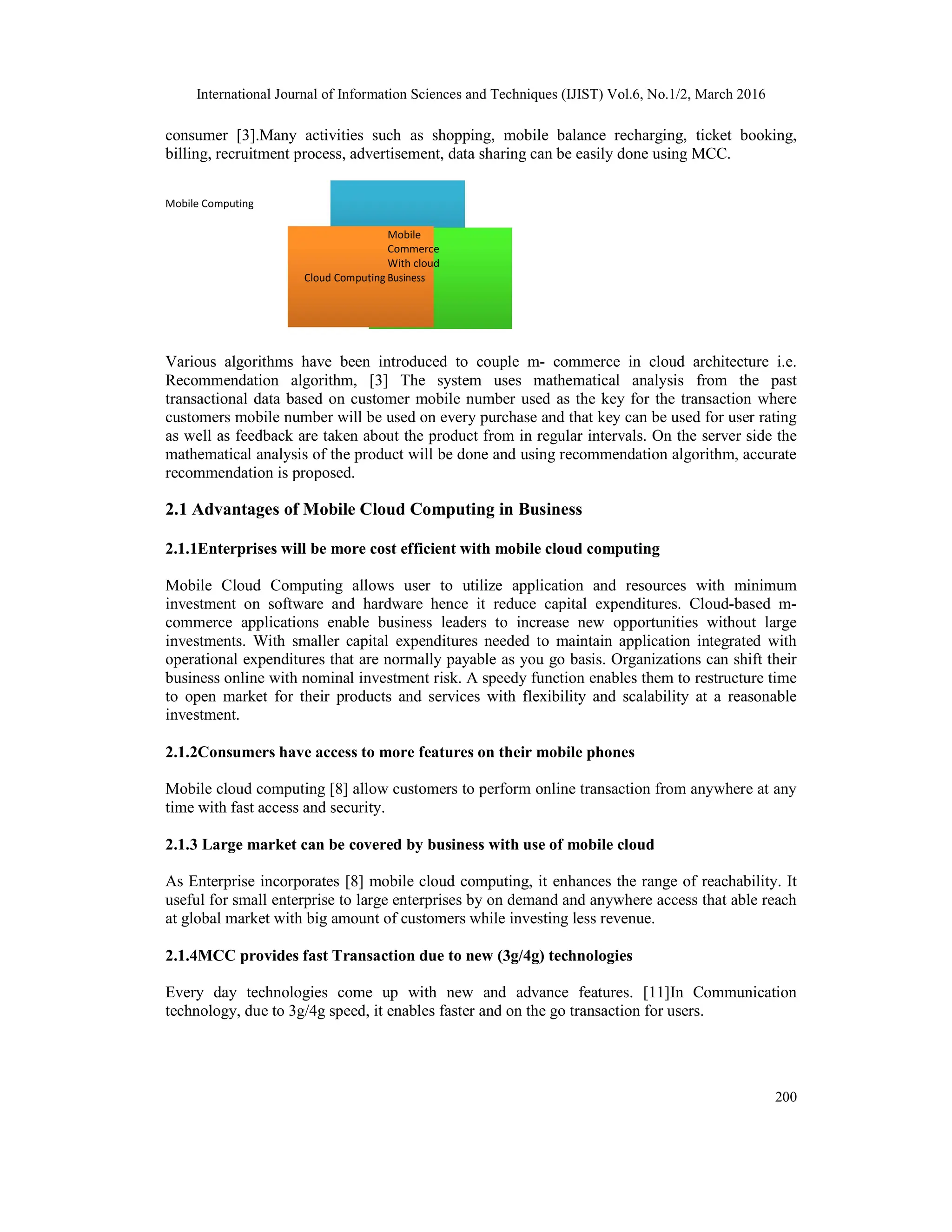 Mobile Cloud Computing In Business...... | PDF