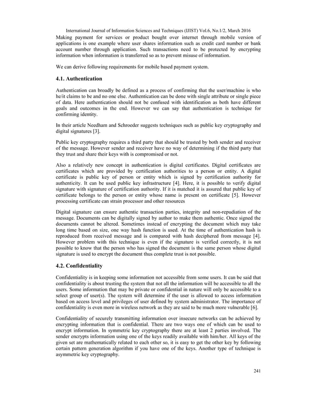 ANALYSIS OF SECURITY REQUIREMENTS OF FUTURISTIC MOBILE APPLICATIONS | PDF