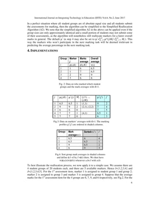 IMPROVING FAIRNESS ON STUDENTS’ OVERALL MARKS VIA DYNAMIC RESELECTION OF ASSESSORS | PDF