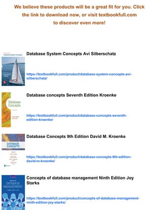 Database System Concepts 7th Edition Abraham Silberschatz | PDF
