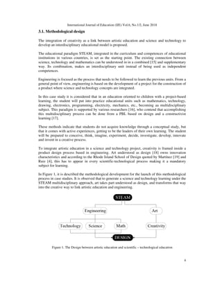 PRODUCT DESIGN AS A CREATIVE METHODOLOGY AMONG SCIENTIFICTECHNOLOGICAL AND ARTISTIC EDUCATION ...