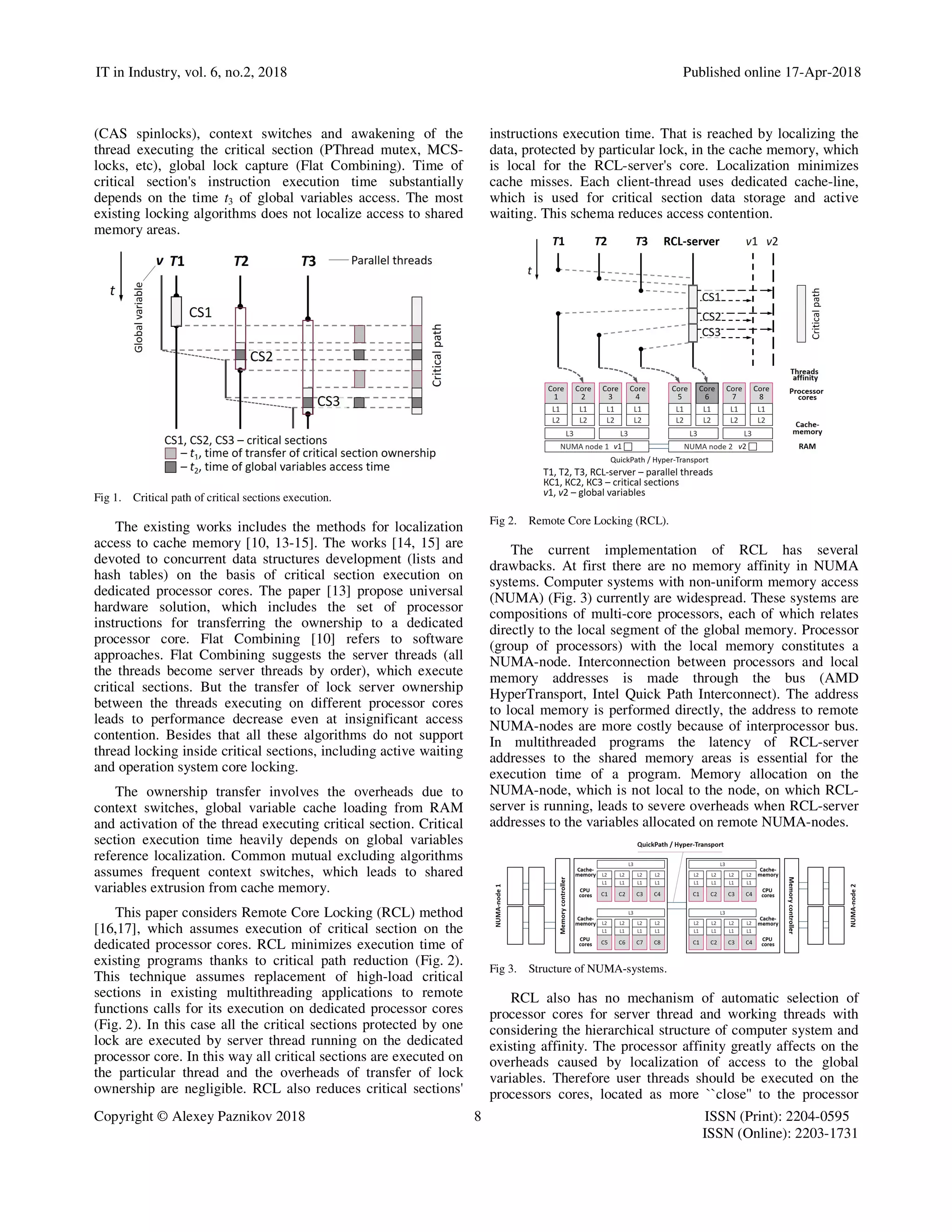 Optimization Of Remote Core Locking Synchronization In Multithreaded Programs For Multicore