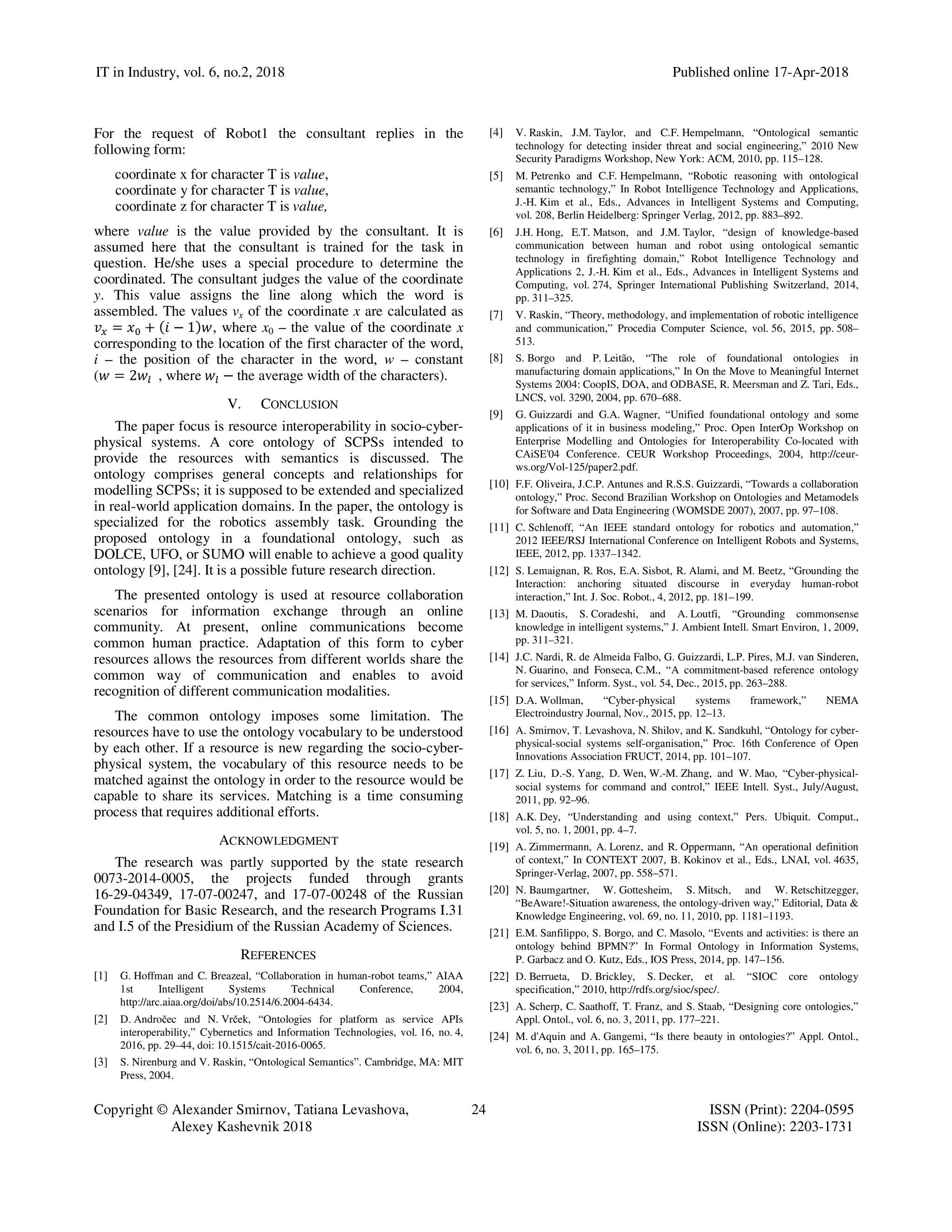 Ontology-Based Resource Interoperability in Socio-Cyber-Physical Systems | PDF