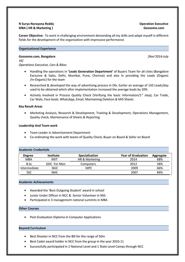 Surya-Resume | PDF