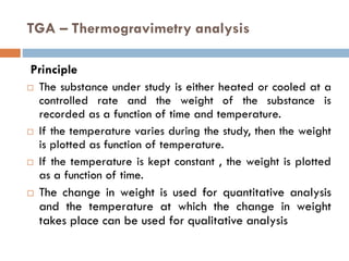621 Unit 2.pdf thermak methods of analysis | PDF