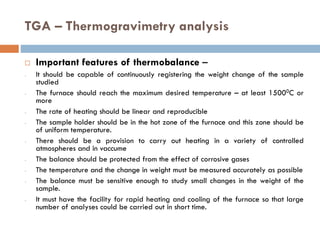 621 Unit 2.pdf thermak methods of analysis | PDF