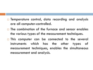 621 Unit 2.pdf thermak methods of analysis | PDF