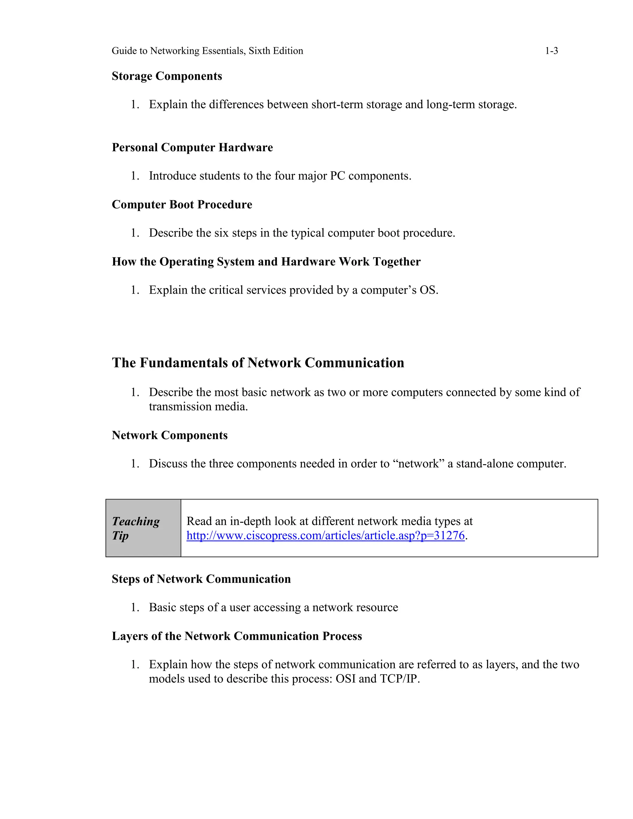 Solution Manual for Guide to Networking Essentials 6th Edition by Tomsho | PDF
