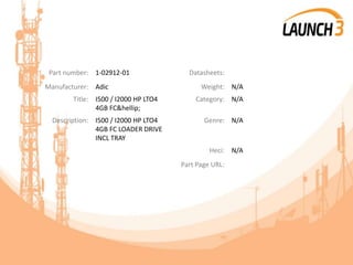 Adic 1-02912-01 | PPT