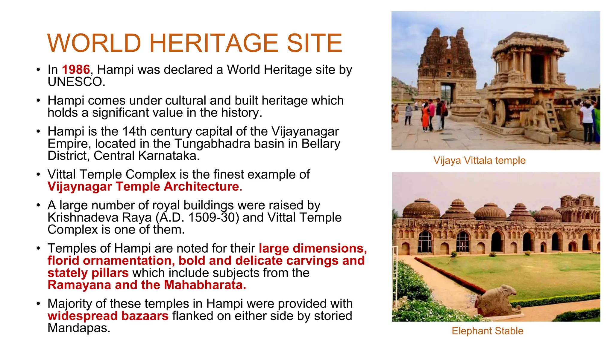 Hampi the lost city situated in Karnataka | PPTX