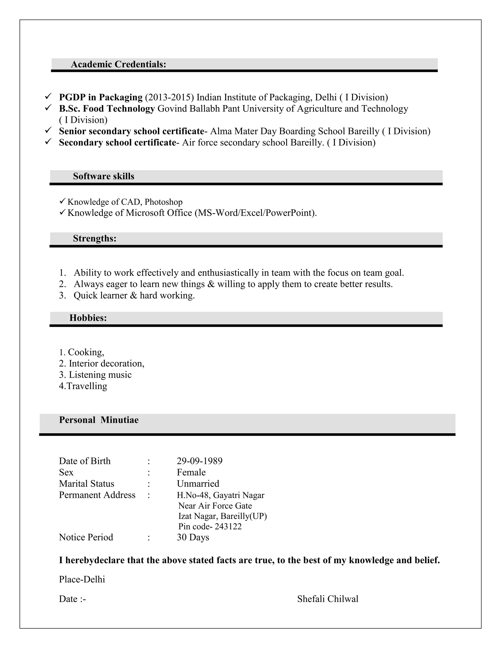 SHEFALI CHILWAL CV PDF shefali-chilwal-cv-pdf