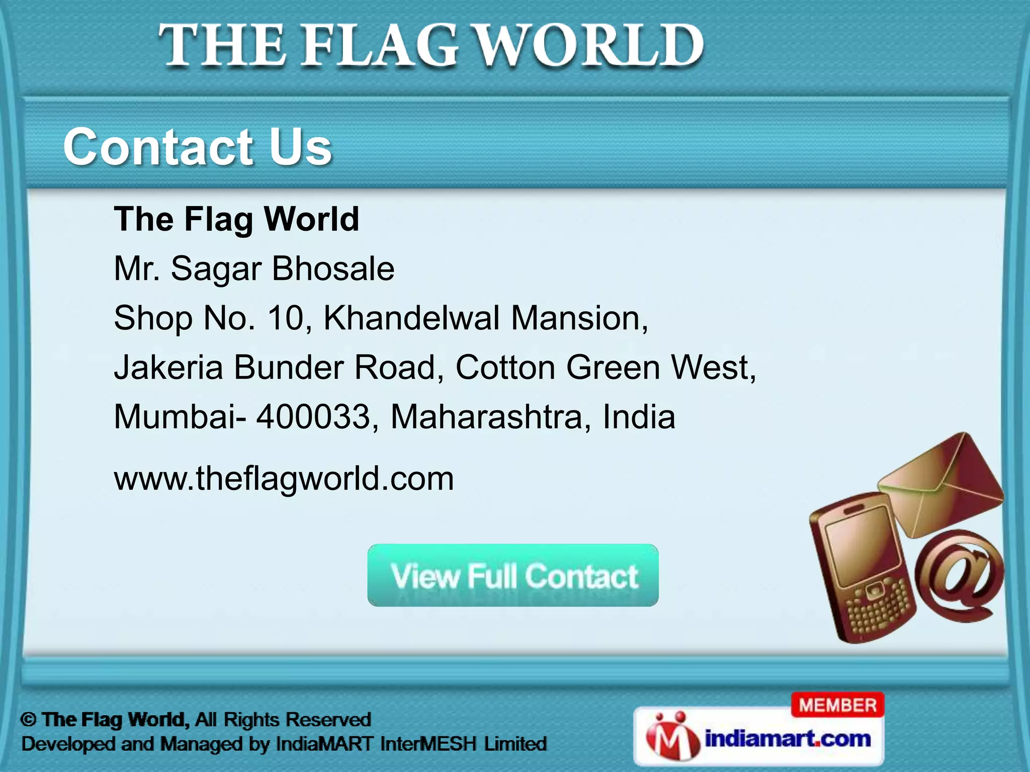 Flags by The Flag World, Mumbai | PPSX