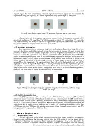 Classification of nutmeg ripeness using artificial intelligence | PDF