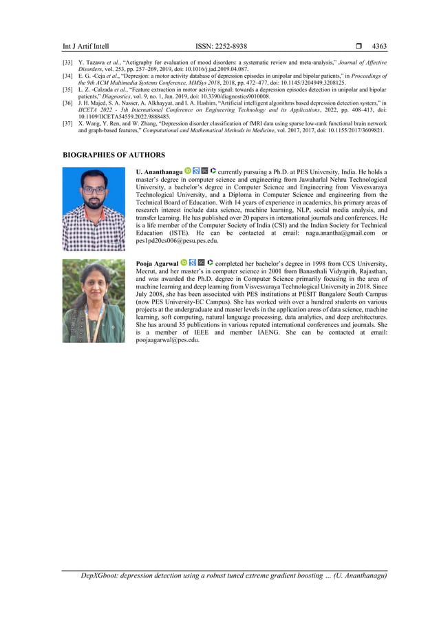 DepXGBoot: Depression detection using a robust tuned extreme gradient boosting model generator | PDF