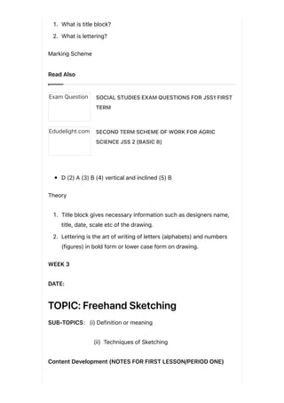 lesson note on basic technology JSS 1 Second Term | PDF