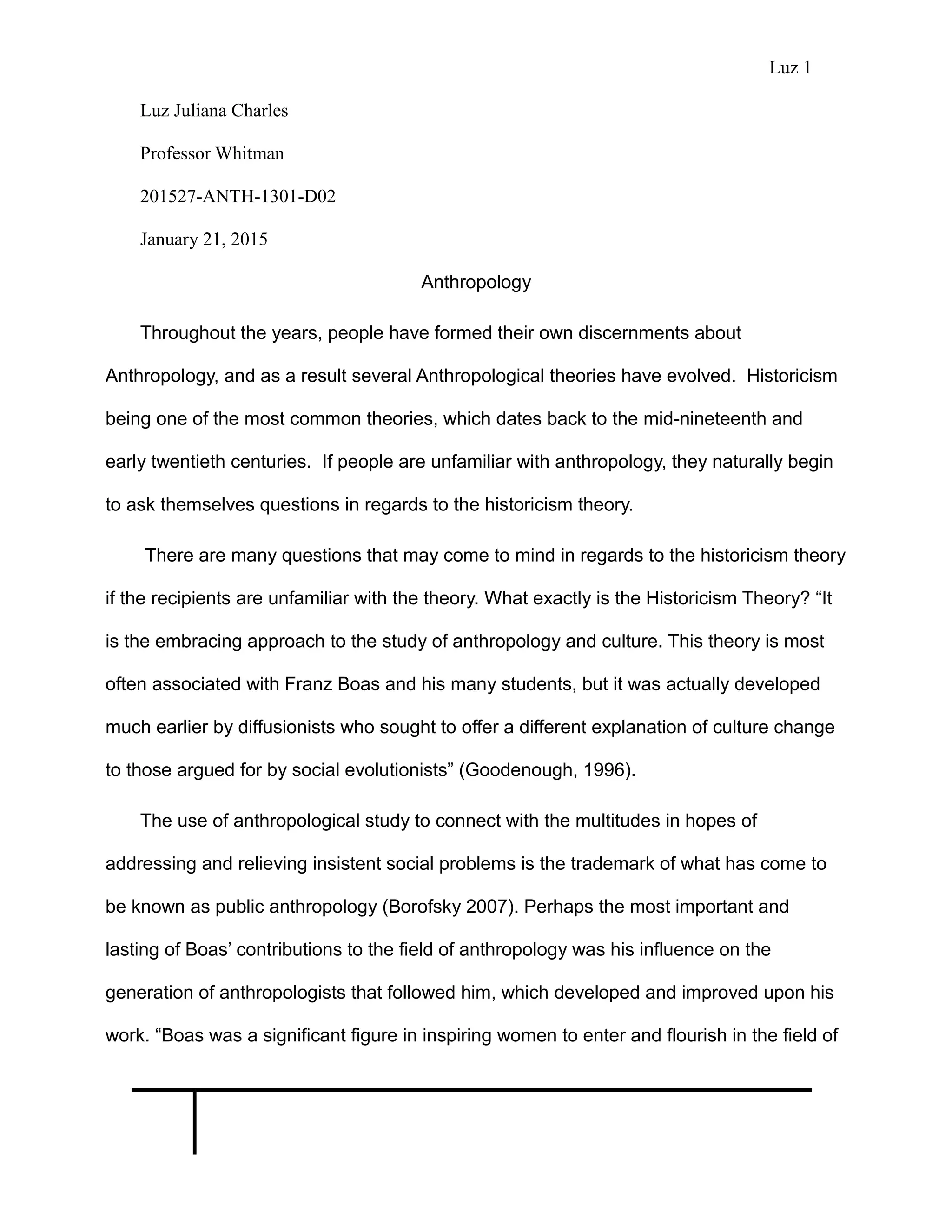 Anthropology Research | RTF