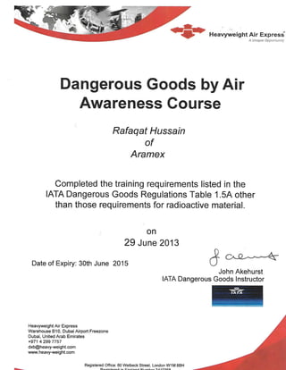 IATA DG training | PDF