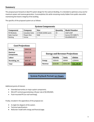 PV System Design Project | PDF