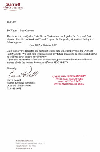 Overland Park Marriott | PDF