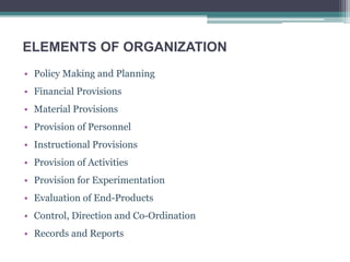 Organization and Administration | PPTX