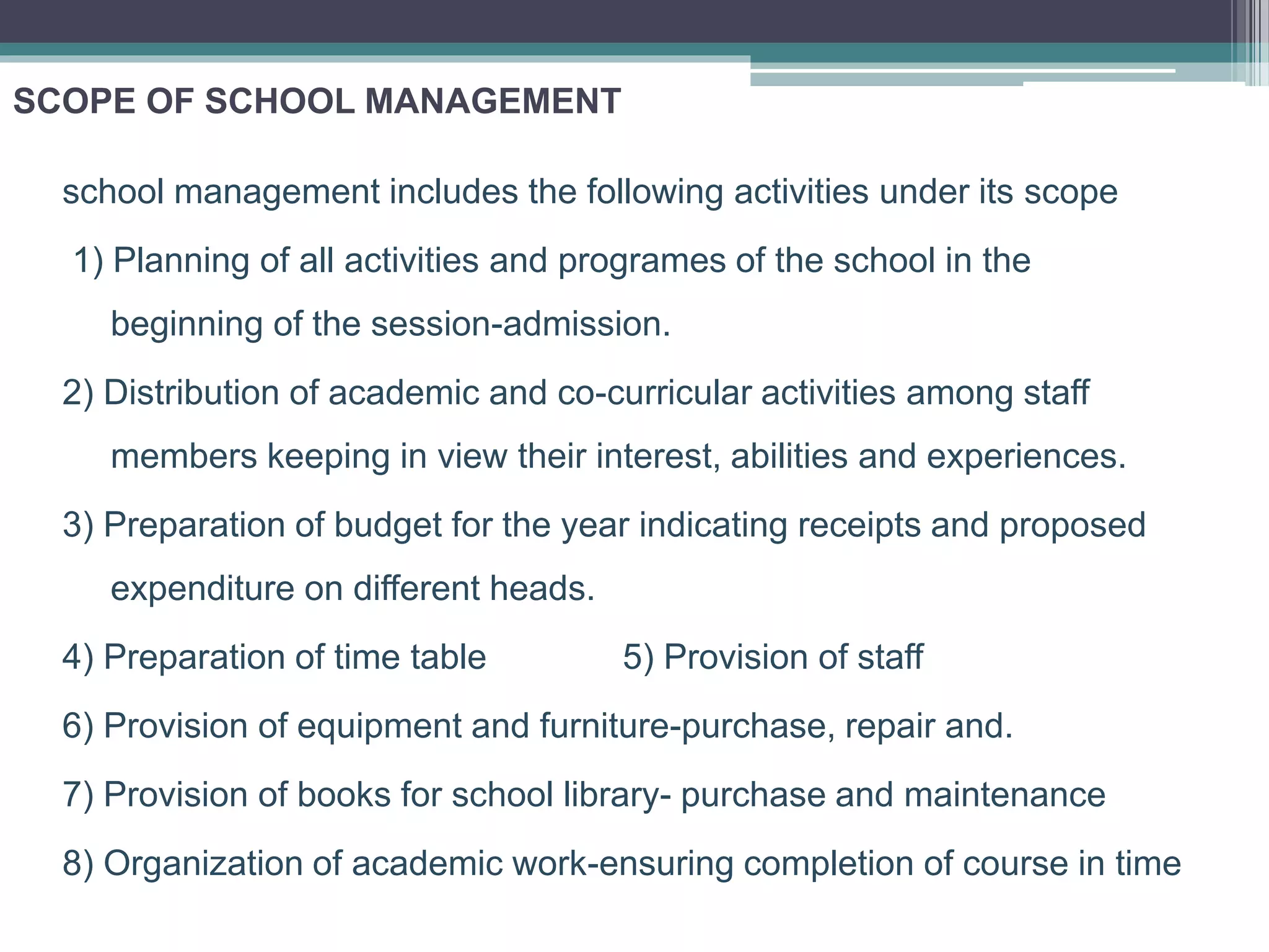 School Management | PPTX