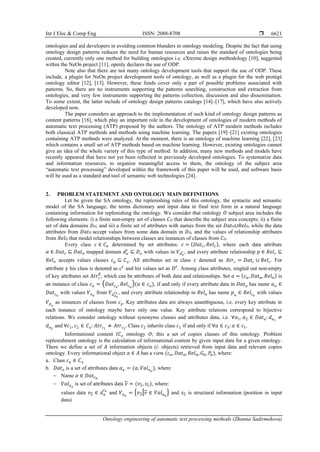 Ontology engineering of automatic text processing methods | PDF