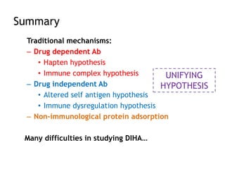HDG presentation_pathogenic mechanisms of DIHA | PPTX | Blood Disorders ...