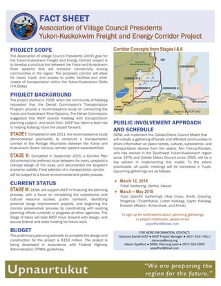 Y-K Corridor fact sheet | PDF