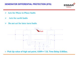 Genrator Relay Protection & Logics | PPTX