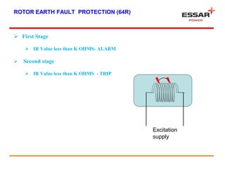 Genrator Relay Protection & Logics | PPTX