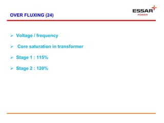 Genrator Relay Protection & Logics | PPTX