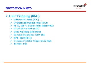 Genrator Relay Protection & Logics | PPTX
