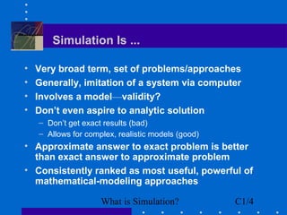 What is sim?ulation | PPT