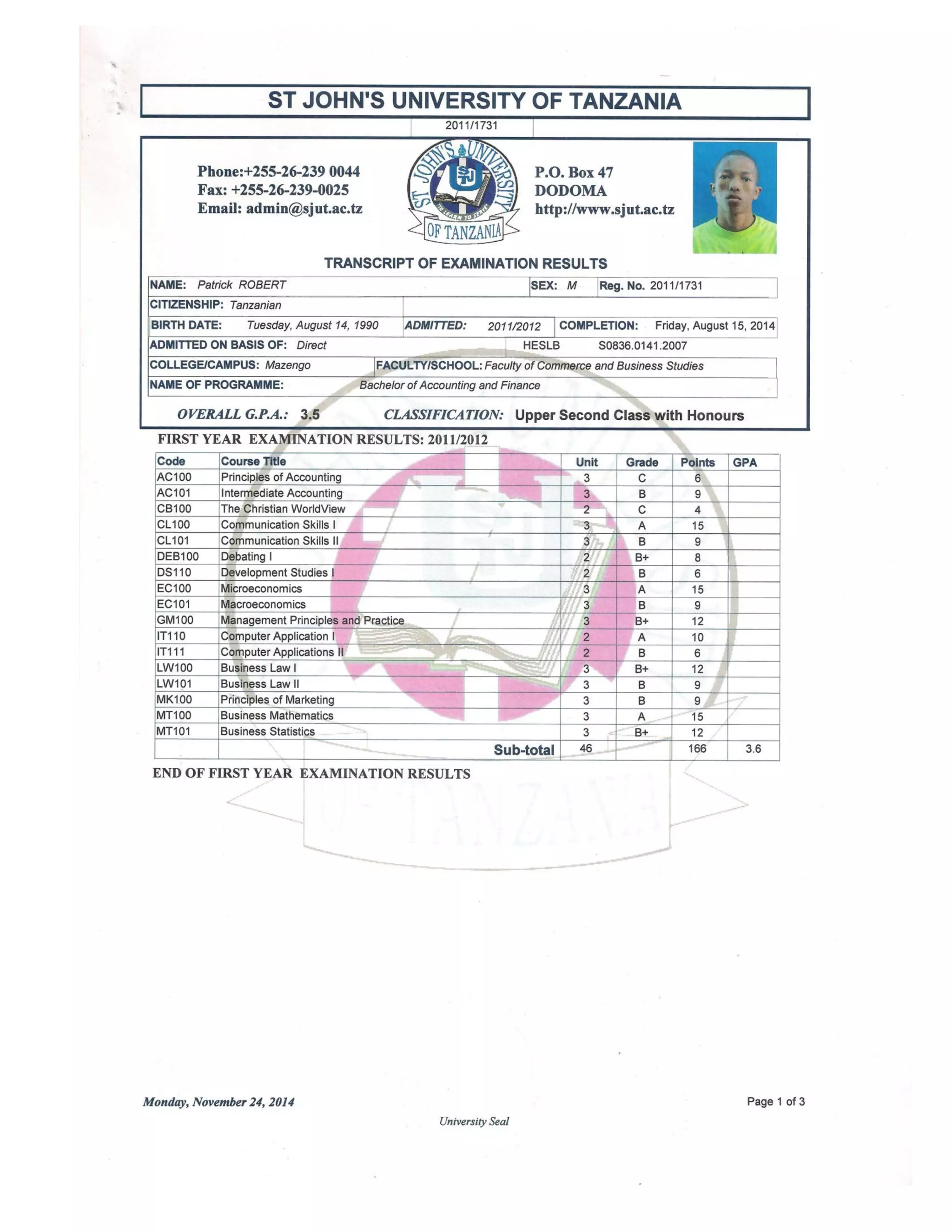 university (academic) certificate and transcript | PDF | Education