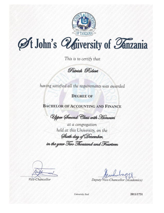 university (academic) certificate and transcript | PDF