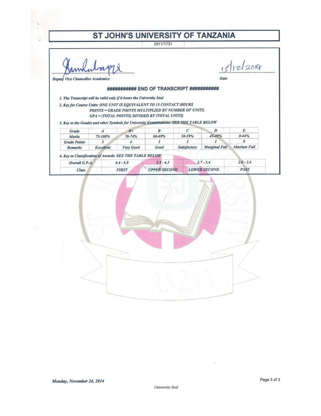 university (academic) certificate and transcript | PDF | Education